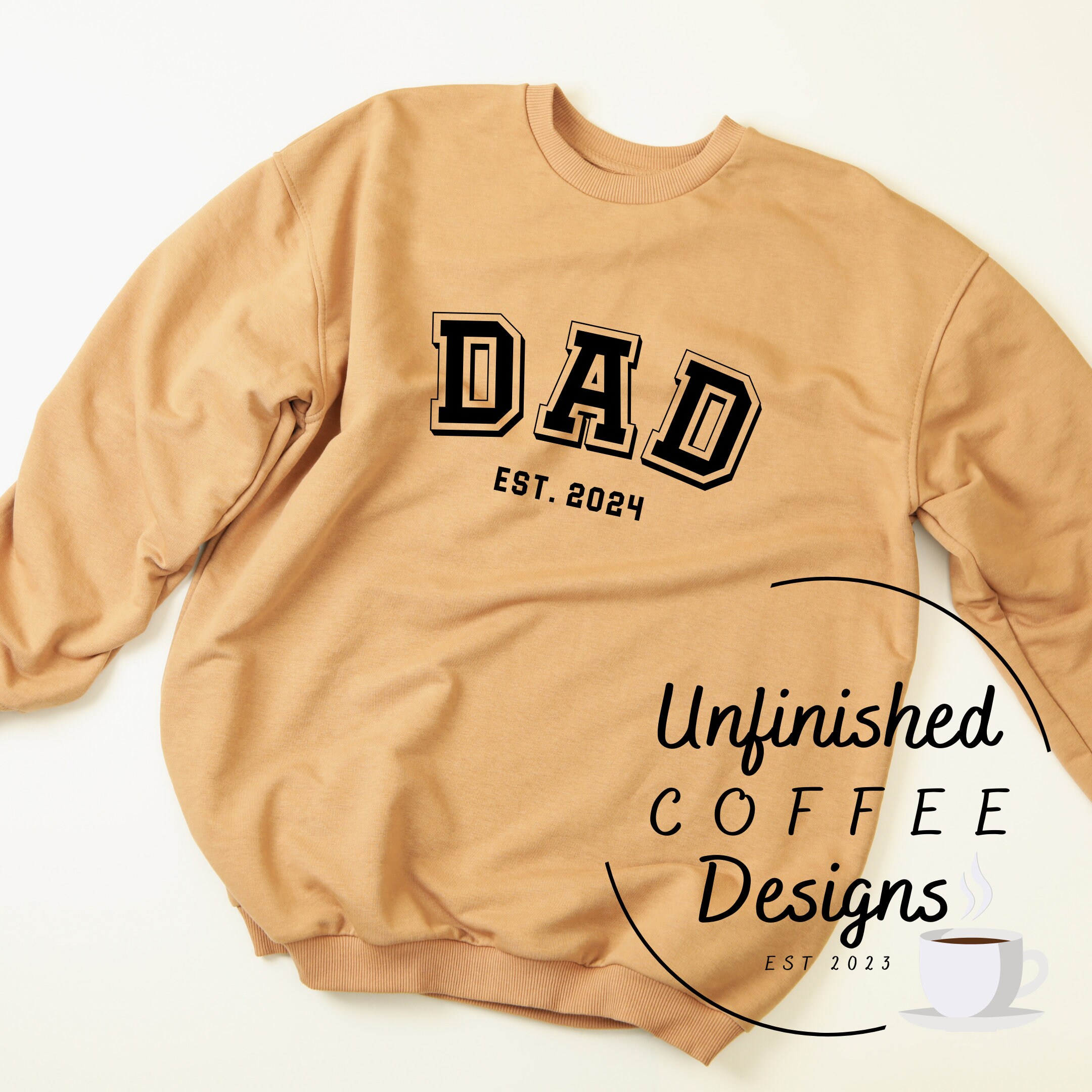 Dad Est. 2024 SVG PNG, Dad Svg, Dad Life Svg, New Dad Svg, Dad to Be ...