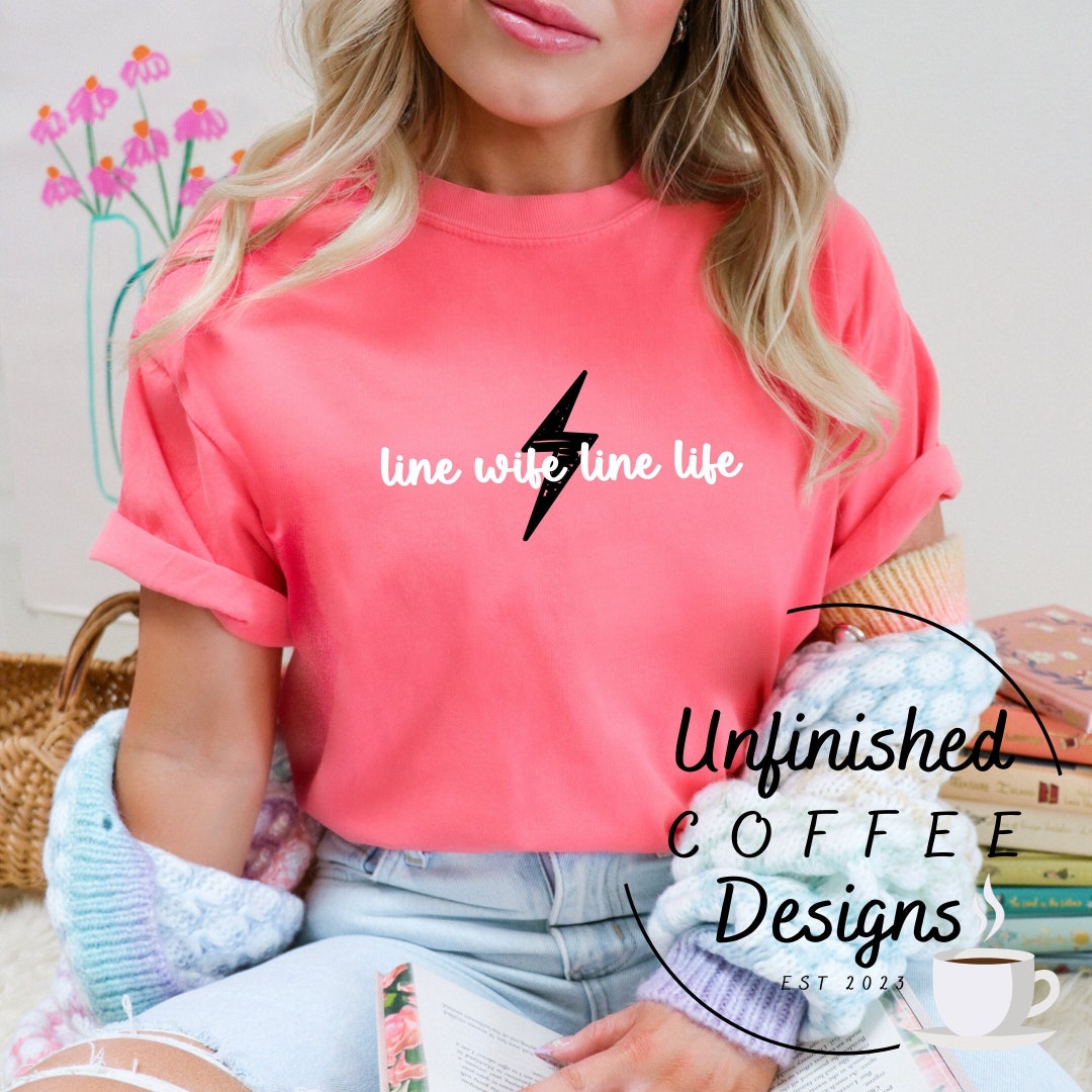 Line Wife Line Life SVG PNG, Linewife Svg, Lineman Svg, Lineman Wife ...