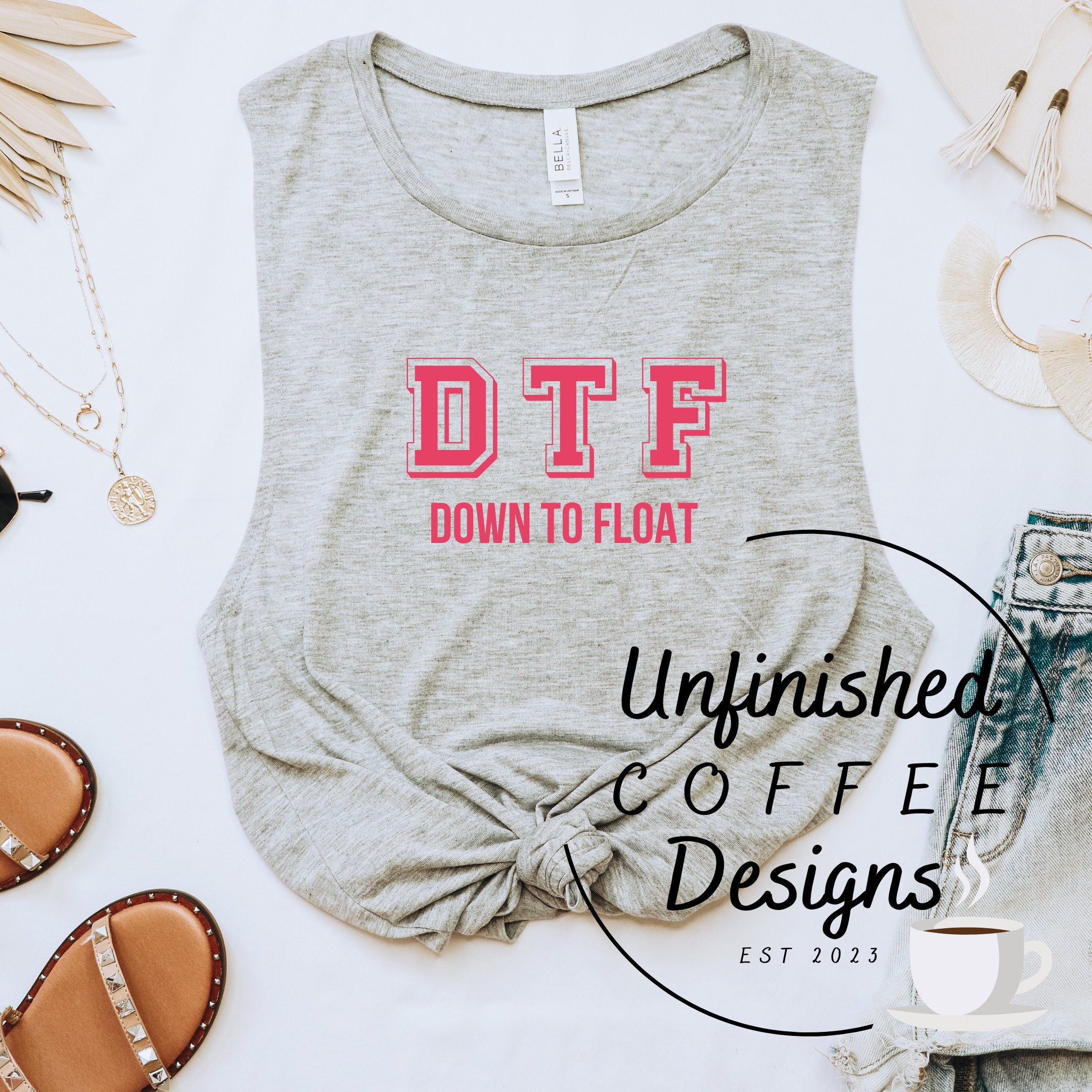 DTF Down to Float SVG PNG, Down to Float, Summer Svg, Summertime Svg ...