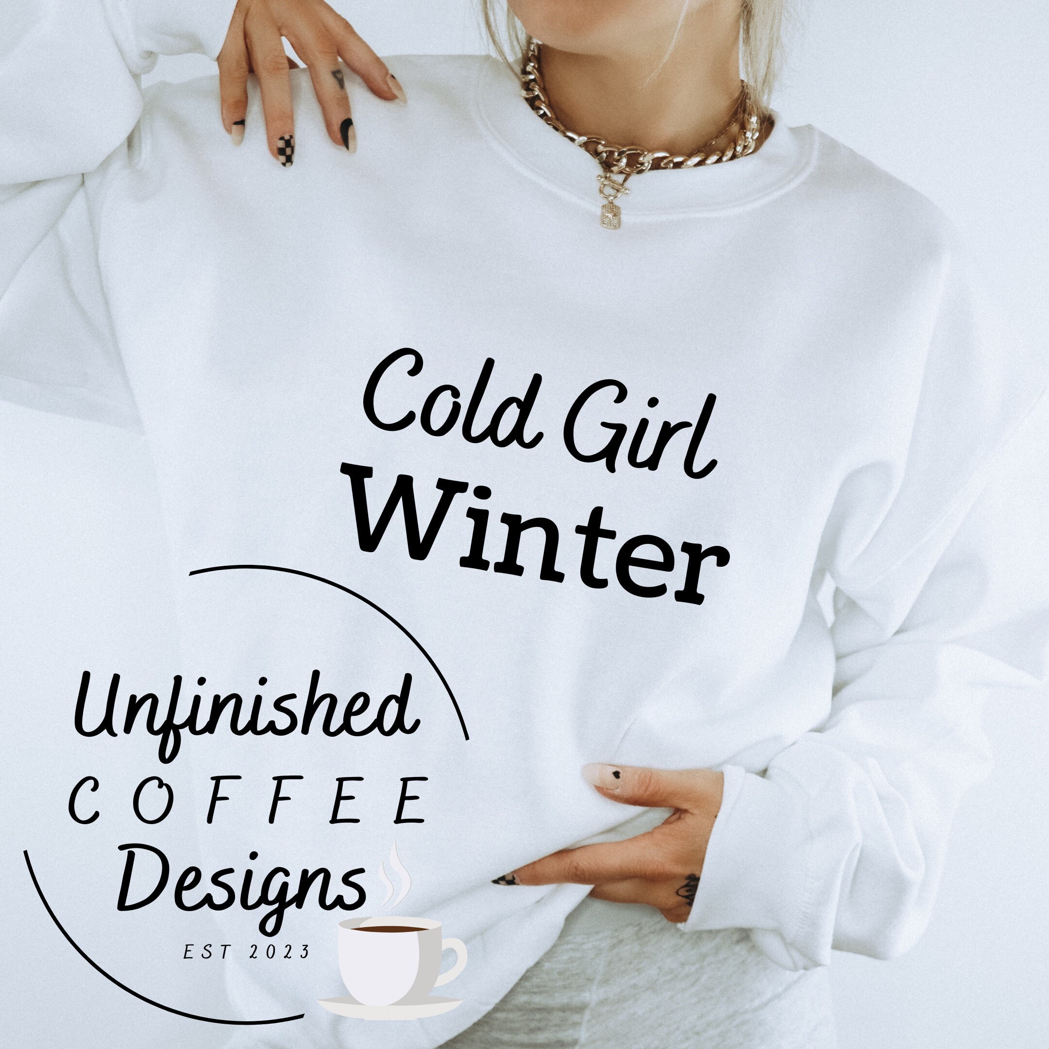 Cold Girl Winter Svg Always Cold Svg Freezin Season Svg - Etsy