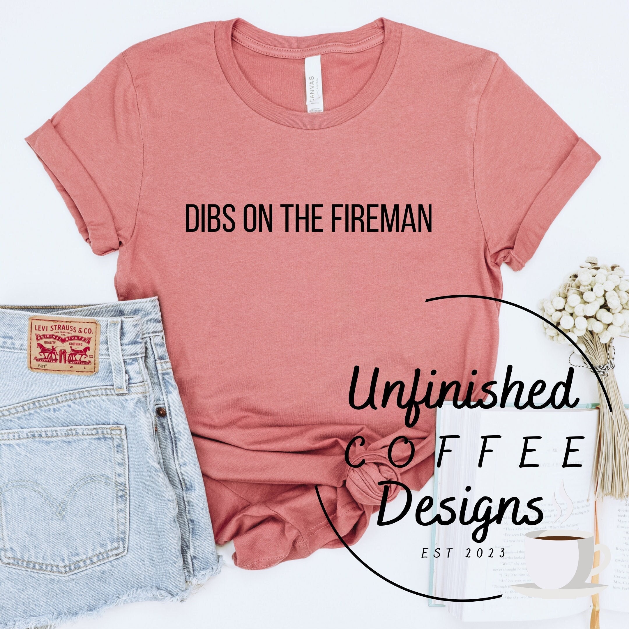 DIBS on the Fireman SVG PNG, I Love My Fireman Svg, Firefighters Wife ...