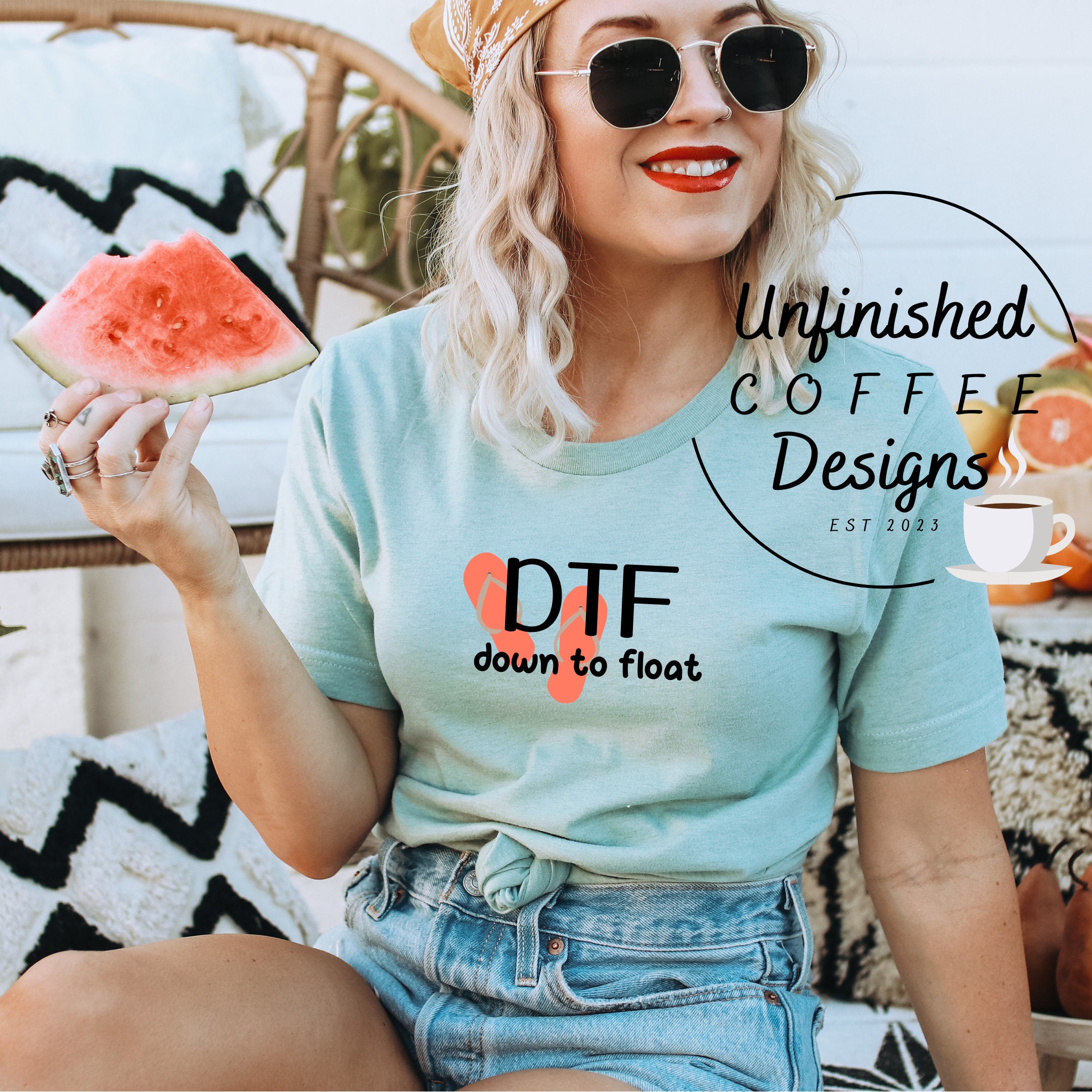 DTF Down to Float SVG PNG, Down to Float, Summer Svg, Summertime Svg ...
