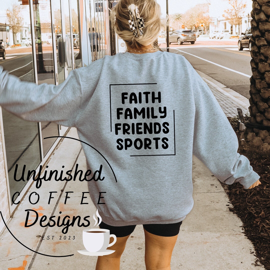 Faith Family Friends Sports SVG PNG, Faith Svg, Family Svg, Friends Svg ...