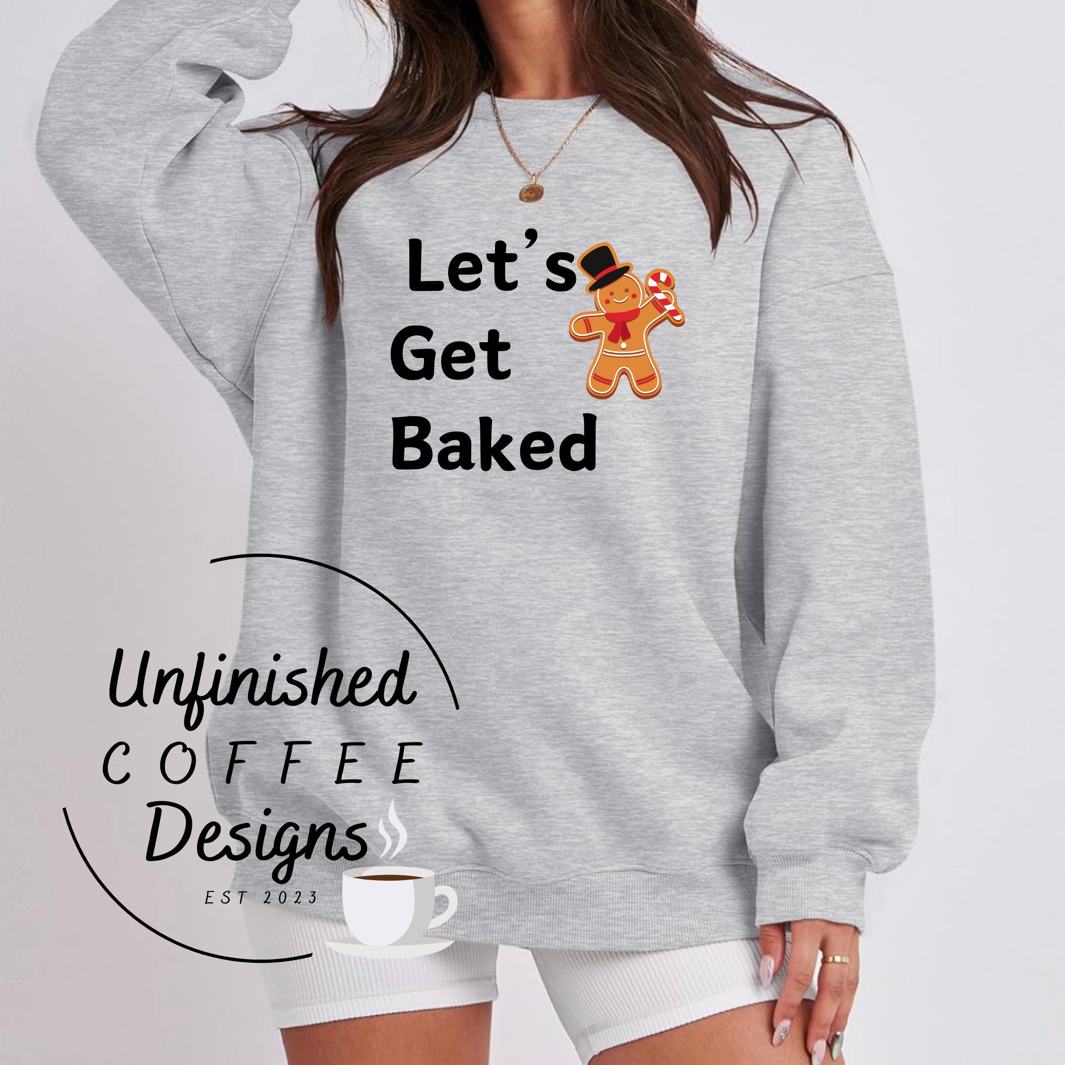 Let’s Get Baked Gingerbread Man SVG PNG | Christmas Baking Clipart ...