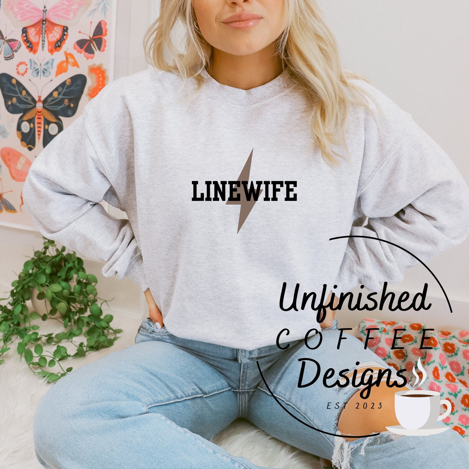 Linewife SVG PNG, Lineman Wife Svg, Lightning Bolt Svg, Lineman Svg ...