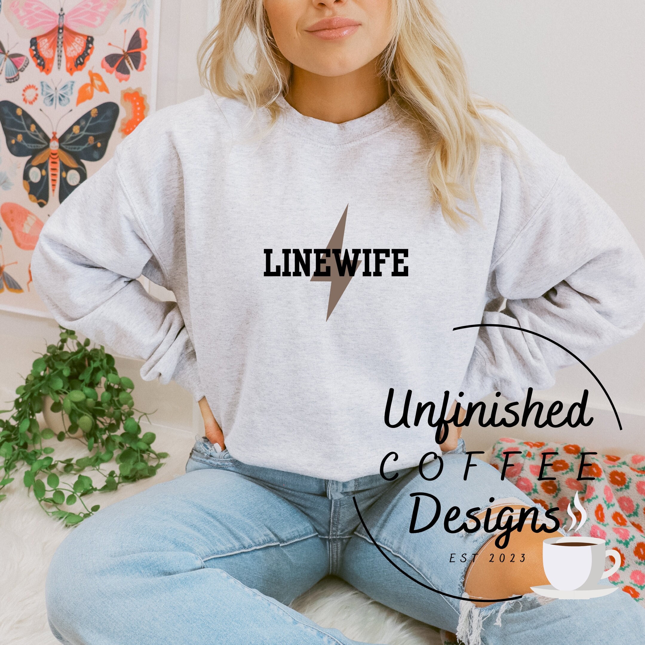 Linewife SVG PNG, Lineman Wife Svg, Lightning Bolt Svg, Lineman Svg ...