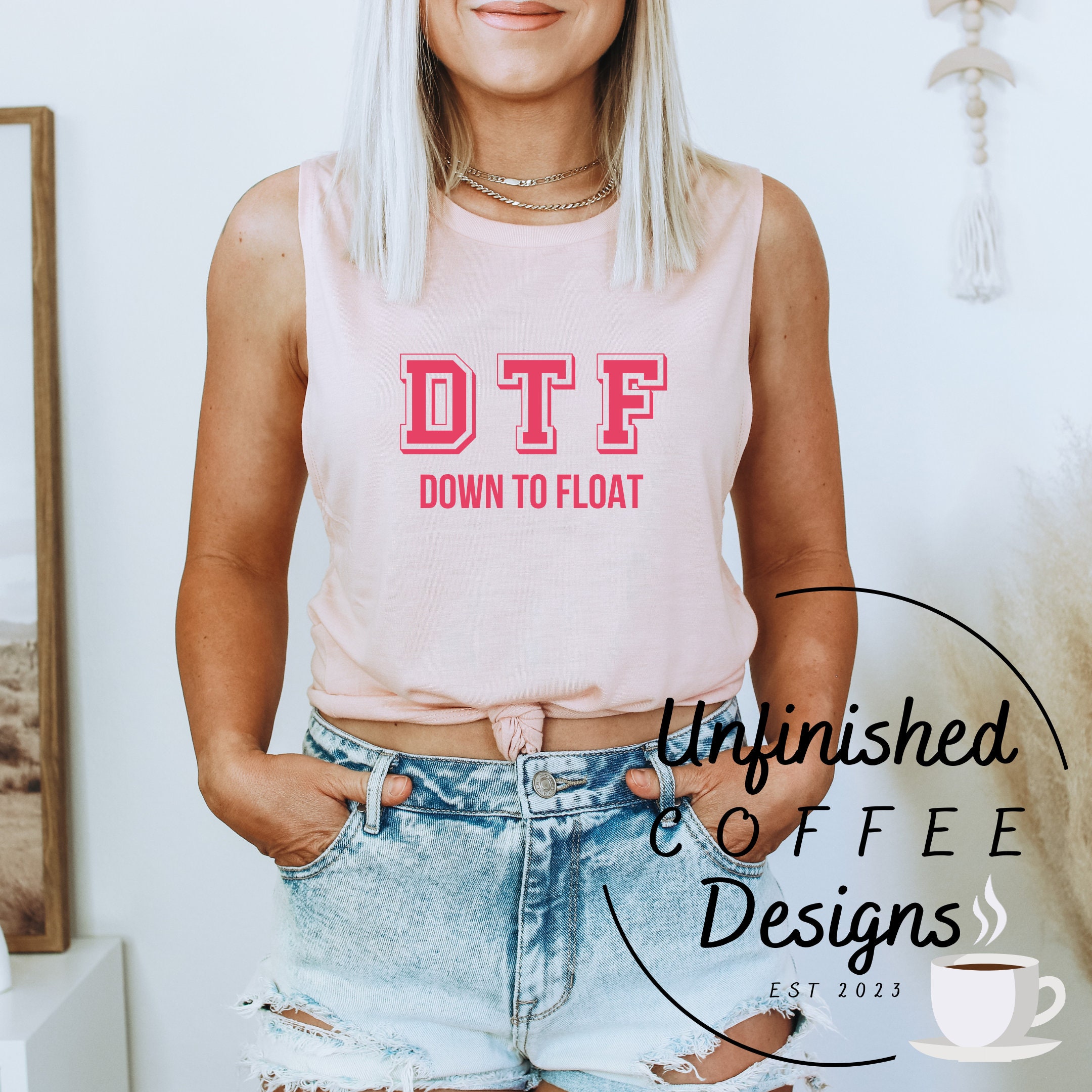 DTF Down to Float SVG PNG, Down to Float, Summer Svg, Summertime Svg ...