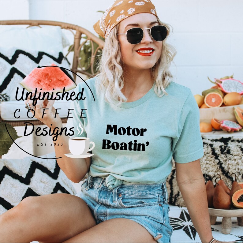 Motor Boatin SVG PNG, Summer Svg, Summertime Svg, Lake Life Svg, Lake ...