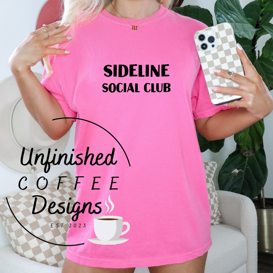 Sideline Social Club SVG PNG, Sports Mom Svg, Baseball Mom Svg ...