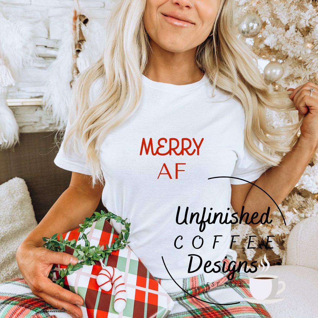 Merry AF SVG PNG |merry Svg|jolly Af Svg|christmas Svg|mama Claus Svg ...