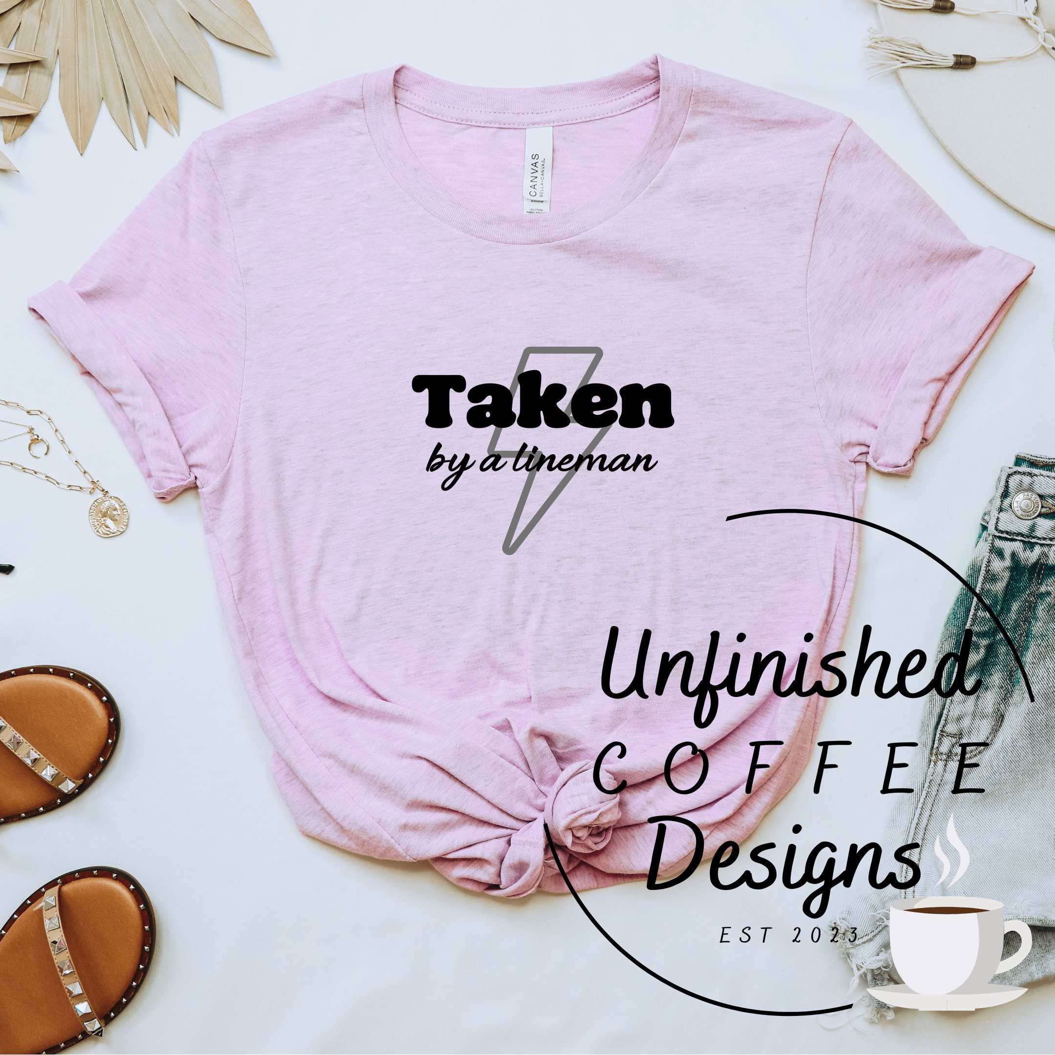 Taken by a Lineman SVG PNG, Lineman Svg, Linewife Svg, Linewife Life ...