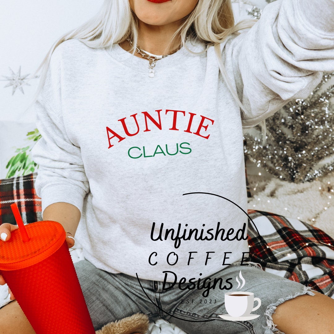 Auntie Claus SVG PNG| Christmas Svg| Auntie Svg| Christmas Aunt Svg ...