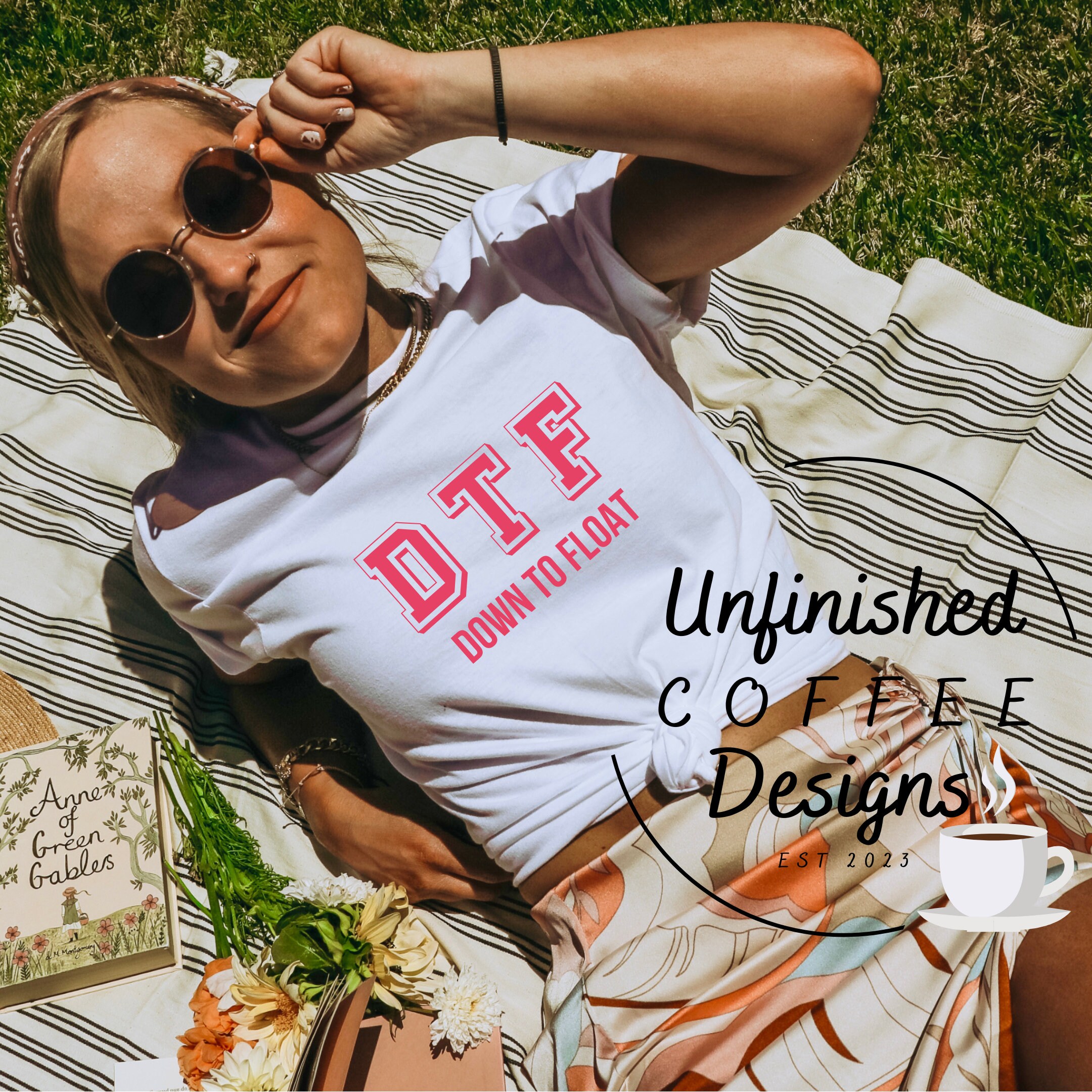 DTF Down to Float SVG PNG, Down to Float, Summer Svg, Summertime Svg ...