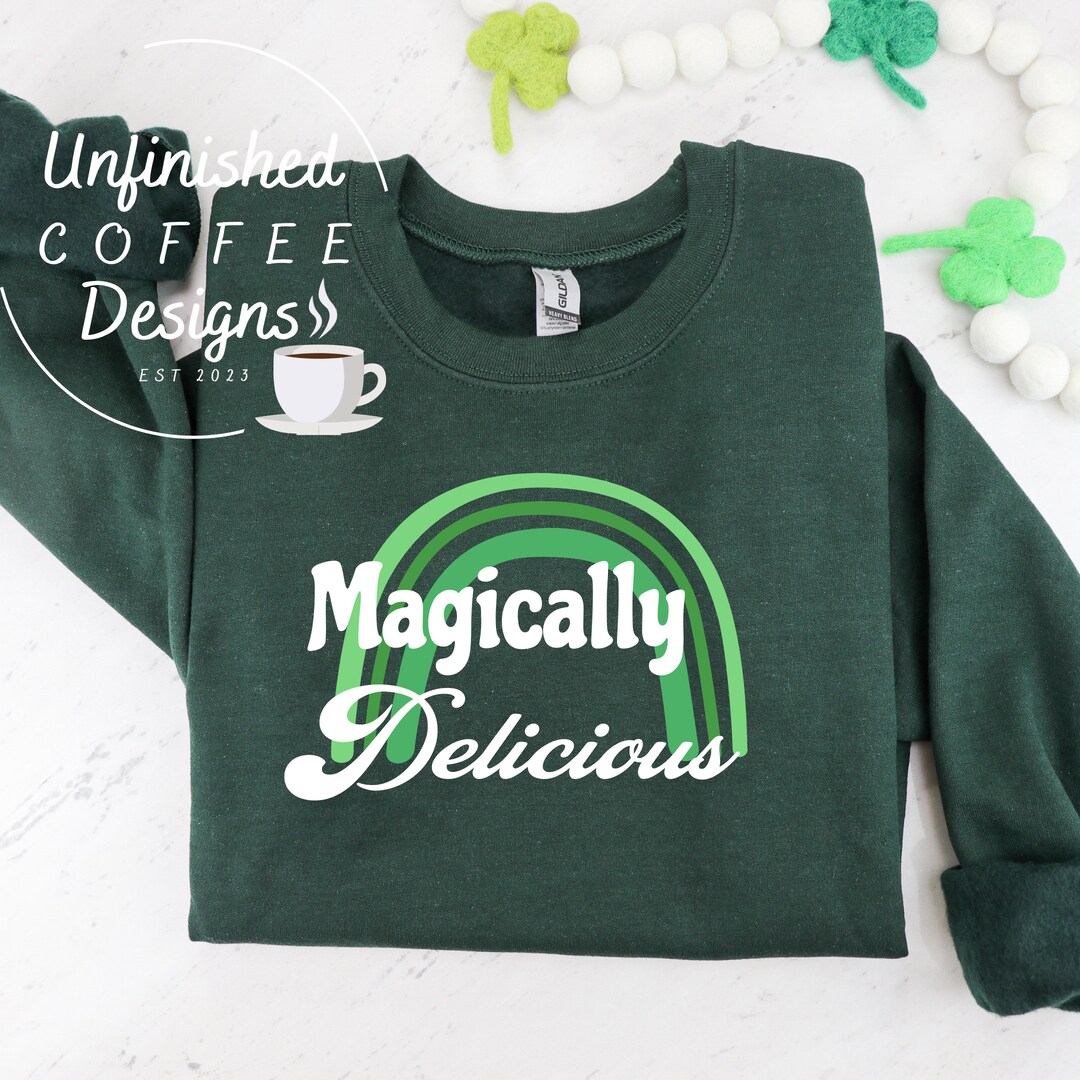 Magically Delicious SVG PNG, Rainbow Clipart, St Patricks Day Svg, St ...