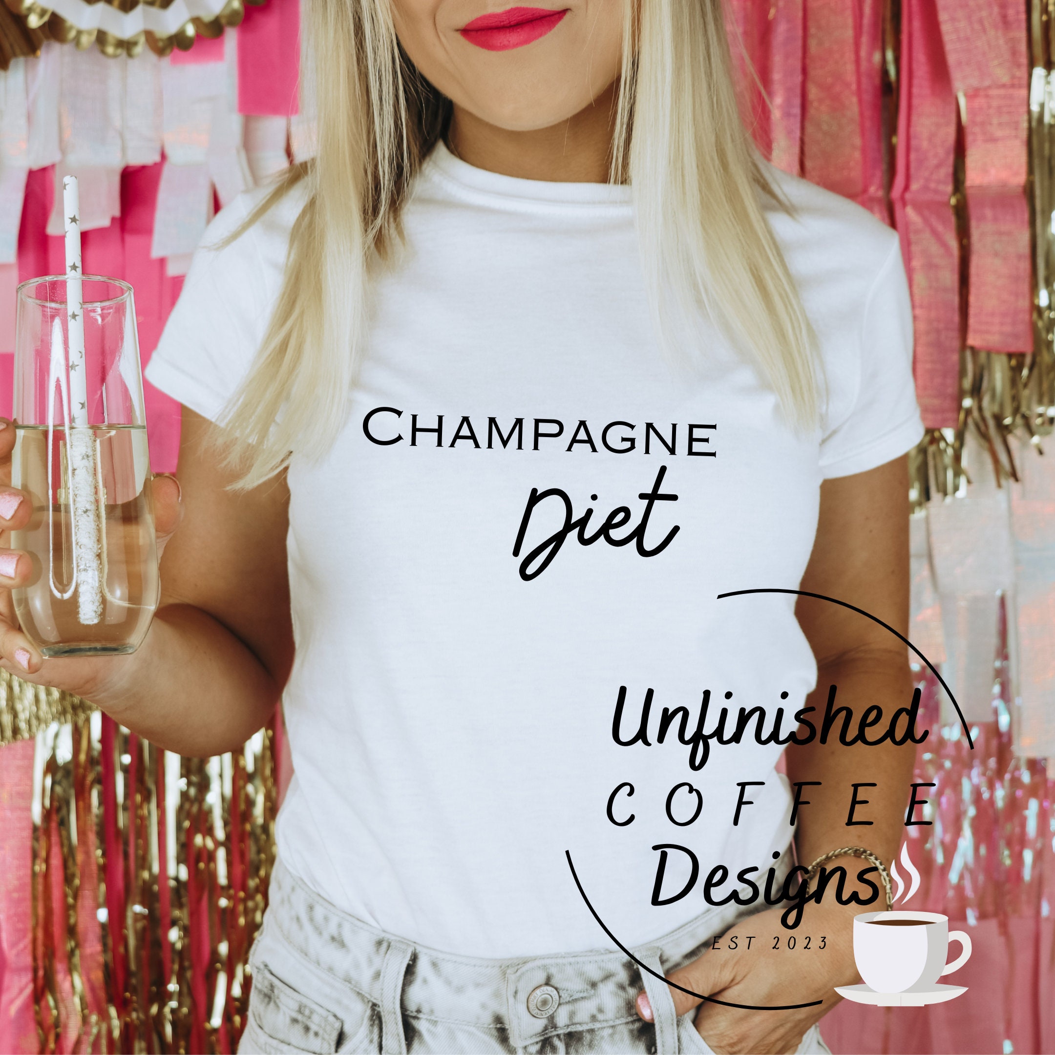 Champagne Diet SVG PNG| Mimosas Svg| Champagne Svg| Bachelorette Svg ...