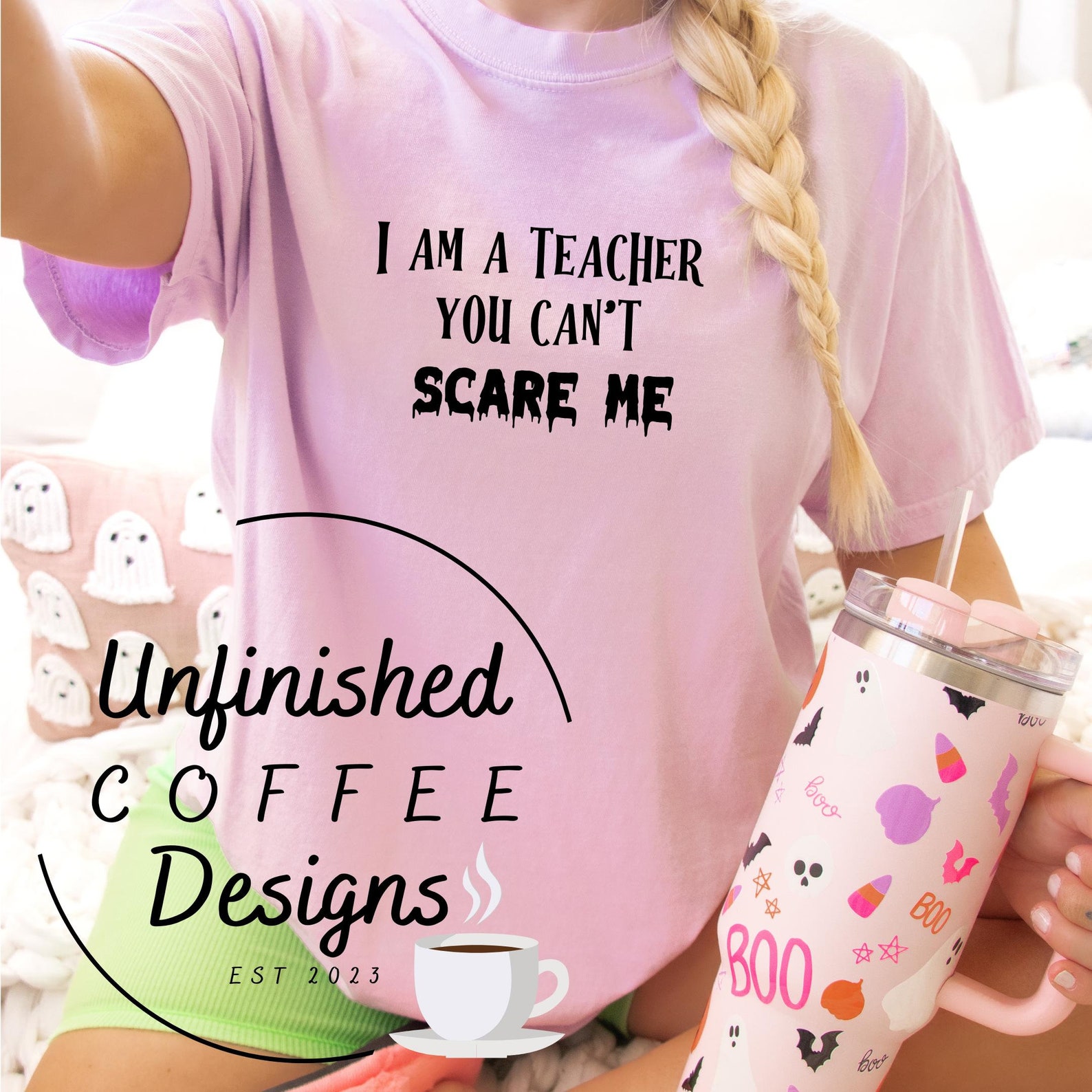 I Am a Teacher You Can't Scare Me SVG PNG, You Can't Scare Me I'm a ...
