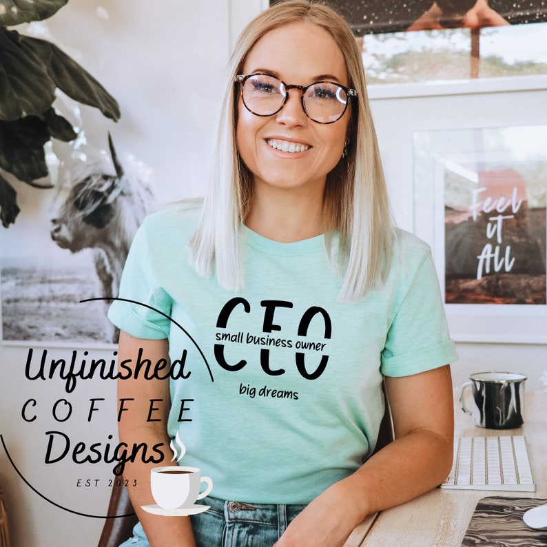 CEO Small Business Owner Big Dreams SVG PNG, Boss Babe Svg, Boss Lady ...