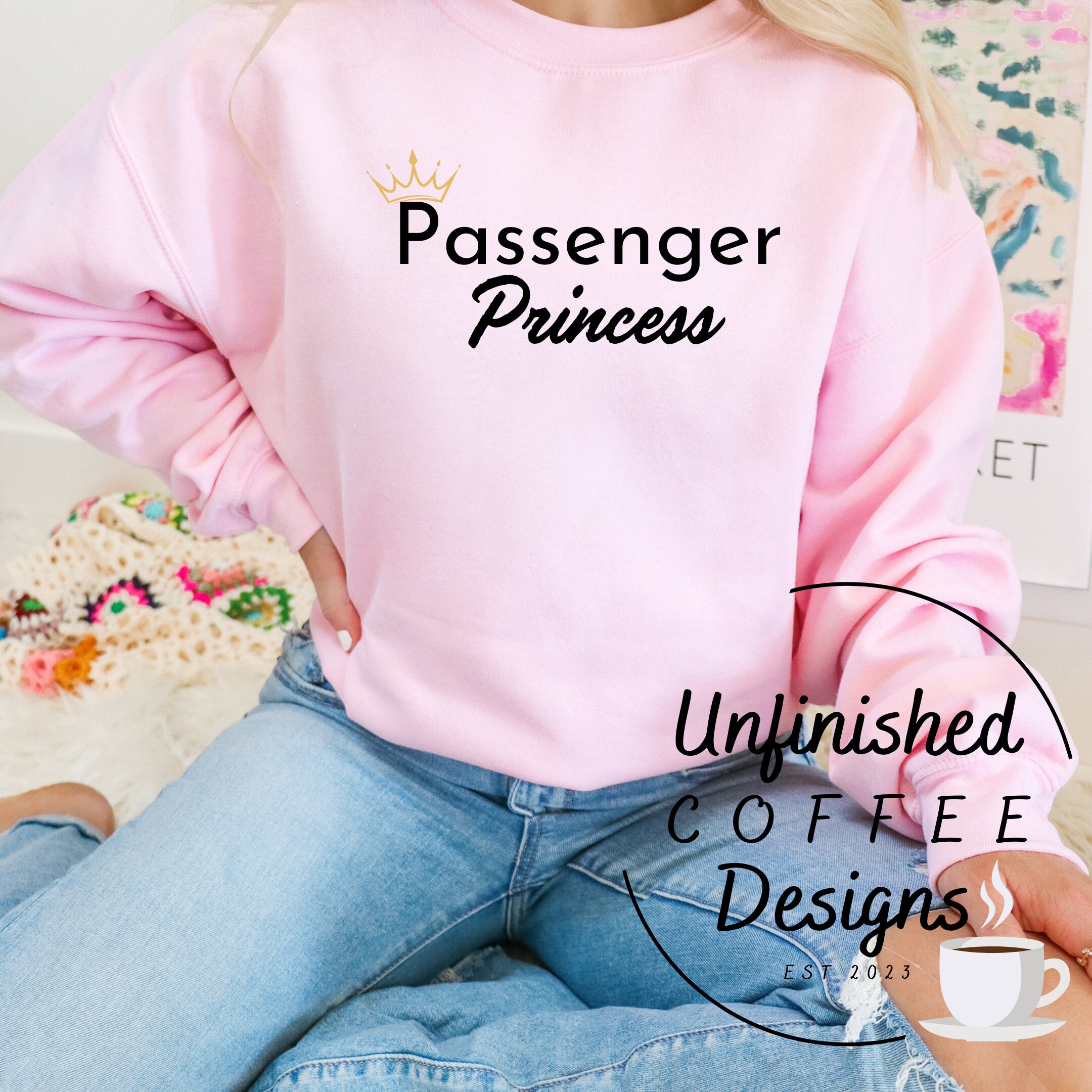 Passenger Princess SVG PNG, Spoiled Wife, Crown Clip Art (digital ...
