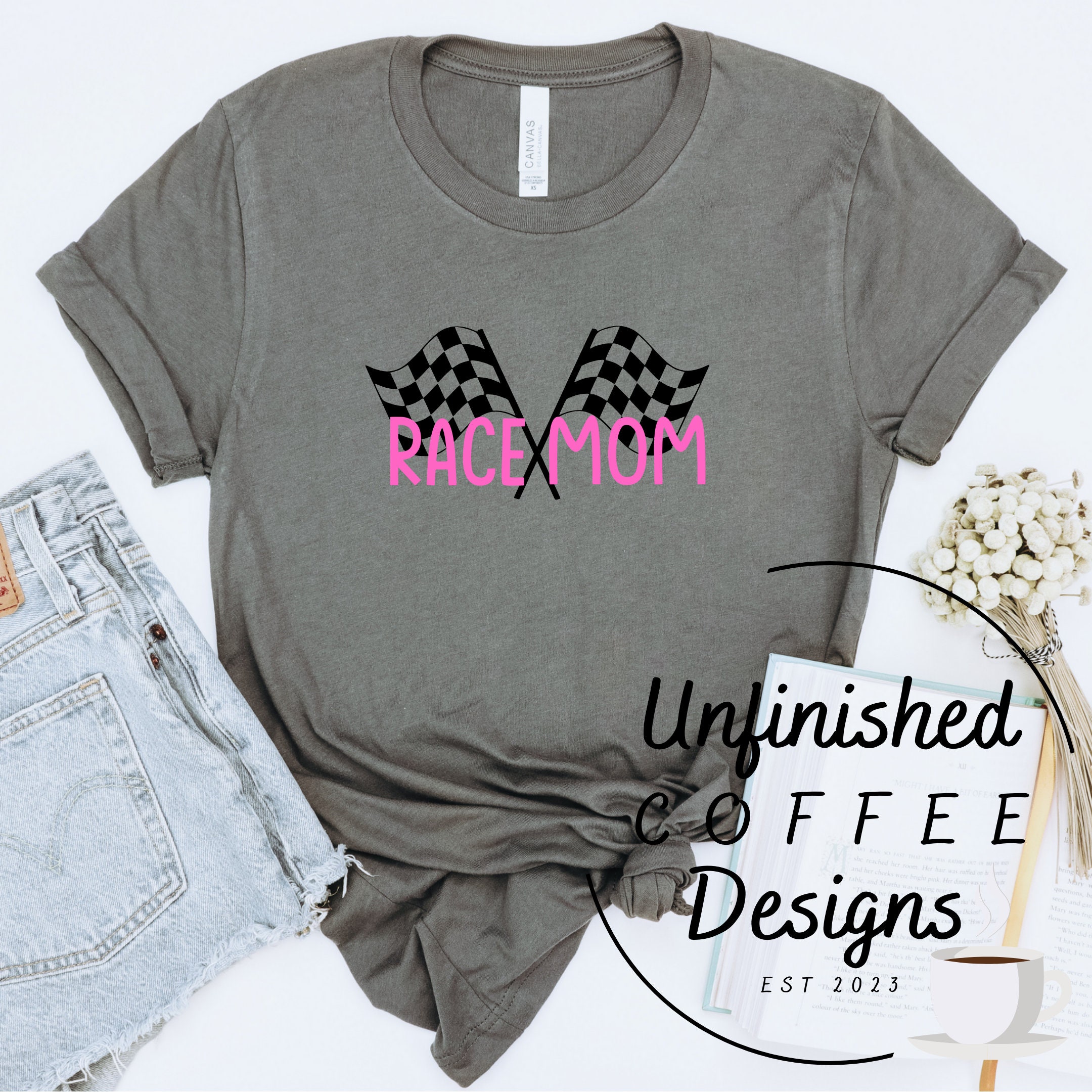 Race Mom SVG PNG, Racing Svg, Racing Flags Svg, Racing Flags Clipart ...