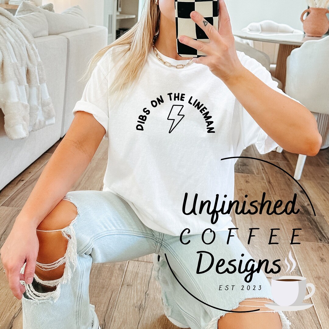 DIBS on the Lineman SVG PNG, Lightning Bolt Svg, Linewife Svg, Lineman ...