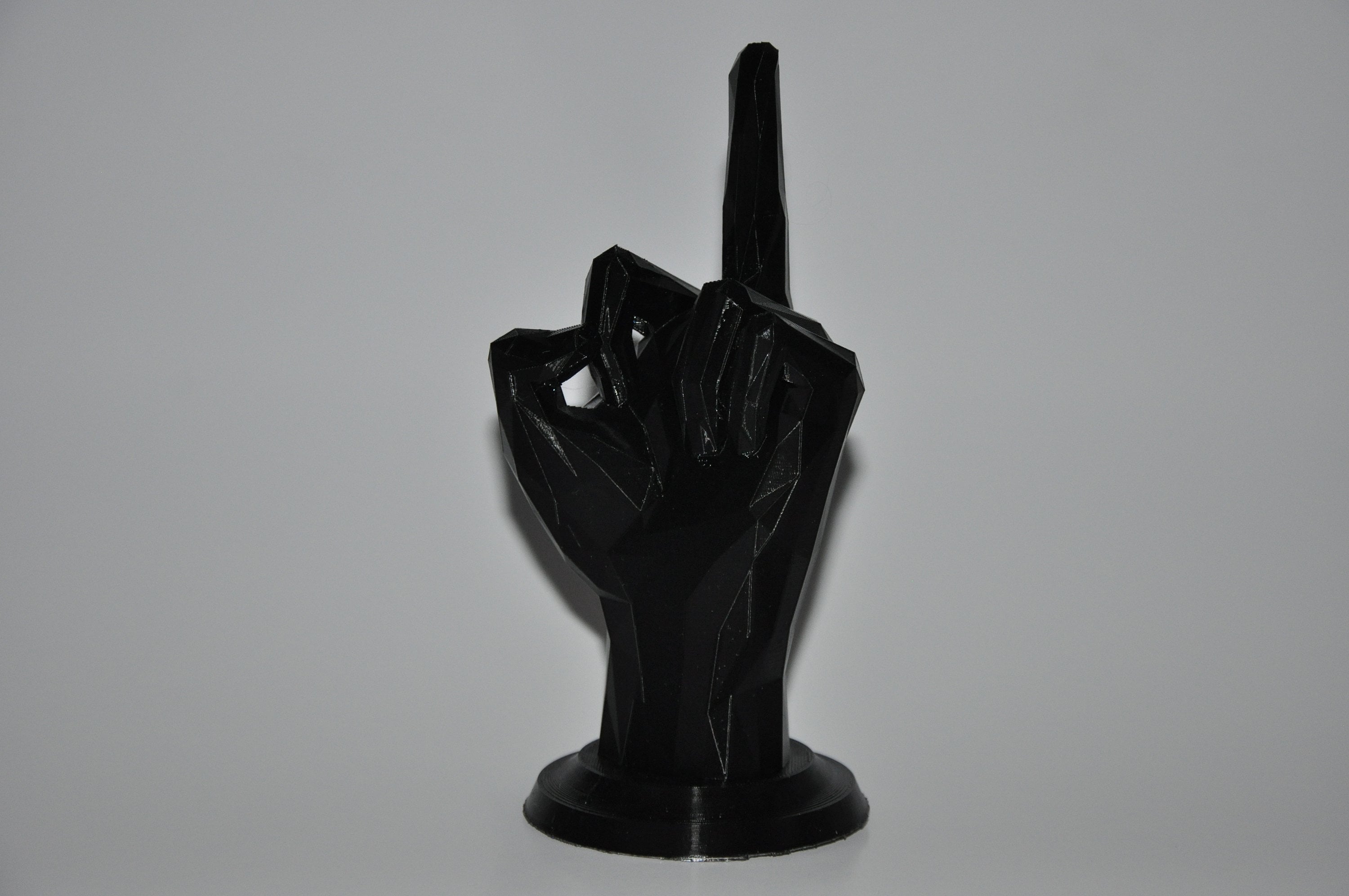 Middle Finger Hand Figure Modern Style Sculpture - Etsy