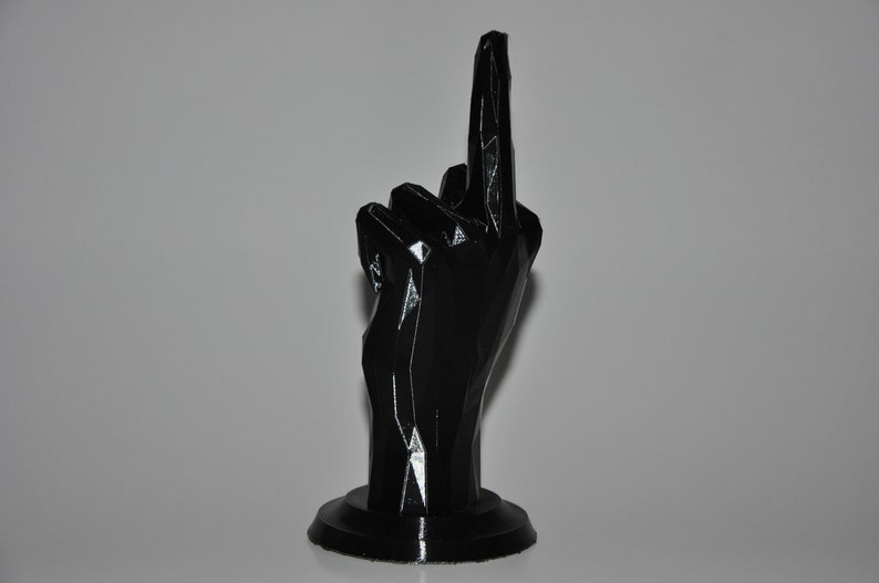 Middle Finger Hand Figure Modern Style Sculpture - Etsy
