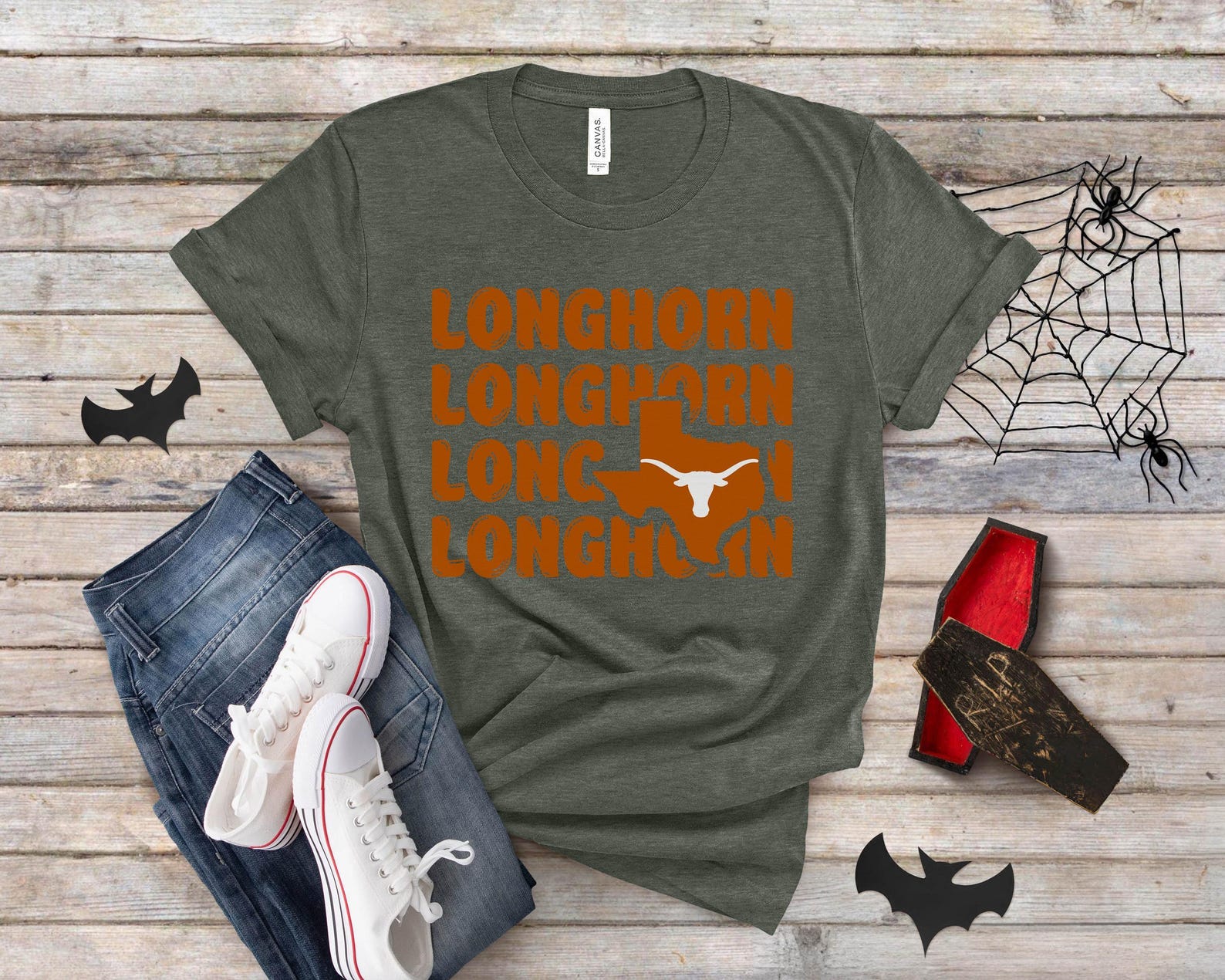 Longhorn Shirt, Longhorn Football Fan Shirt, Custom Mascot Shirt ...