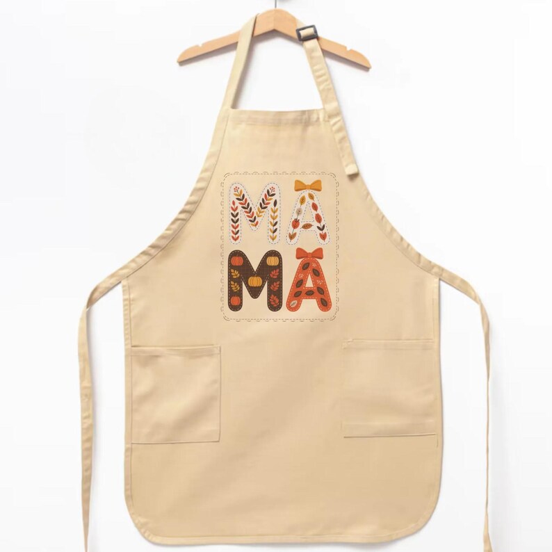 Boho Mama Apron - Cute Cooking and Baking Kitchen Outfit, Gift for Mom ...