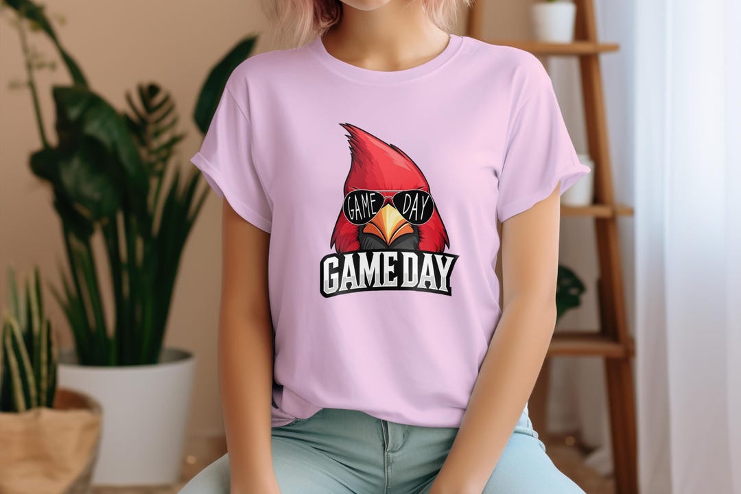 Game Day Cardinals Mascot Shirt, Football Mom Shirt, Cardinals Team ...