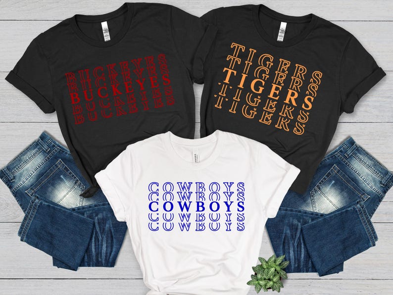 Custom Mascot Shirt, School Spirit Shirt, Game Day Shirt, Mascot Team ...