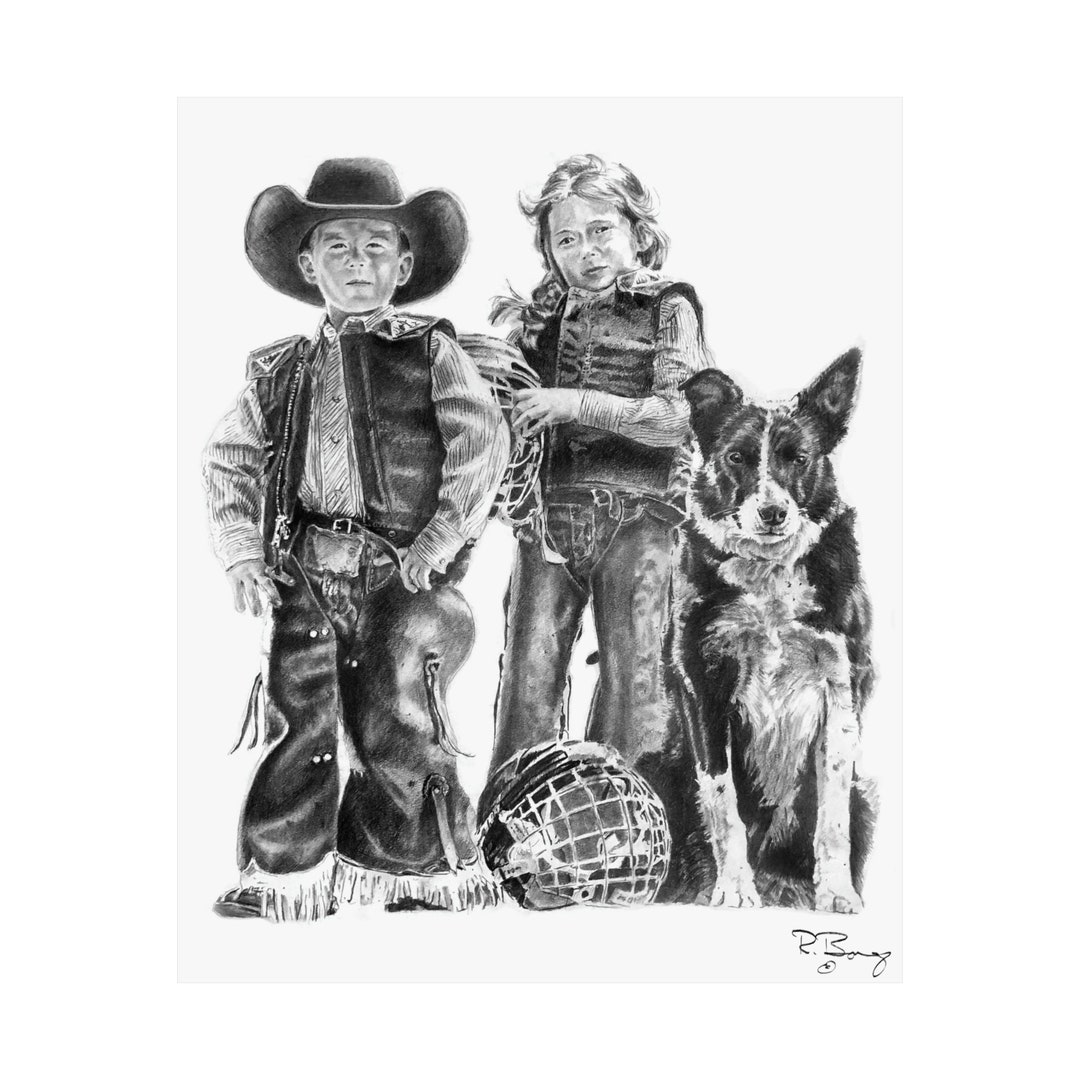 Mutton Busters 2, Custom Museum-grade Paper Print - Etsy