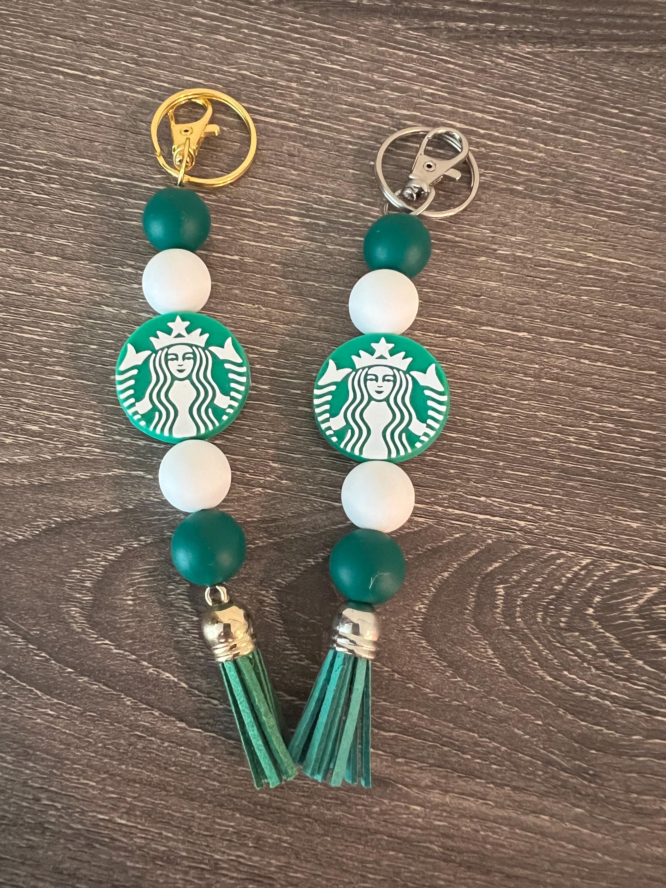 Custom “starbucks” Wristlets & Keychains - Etsy