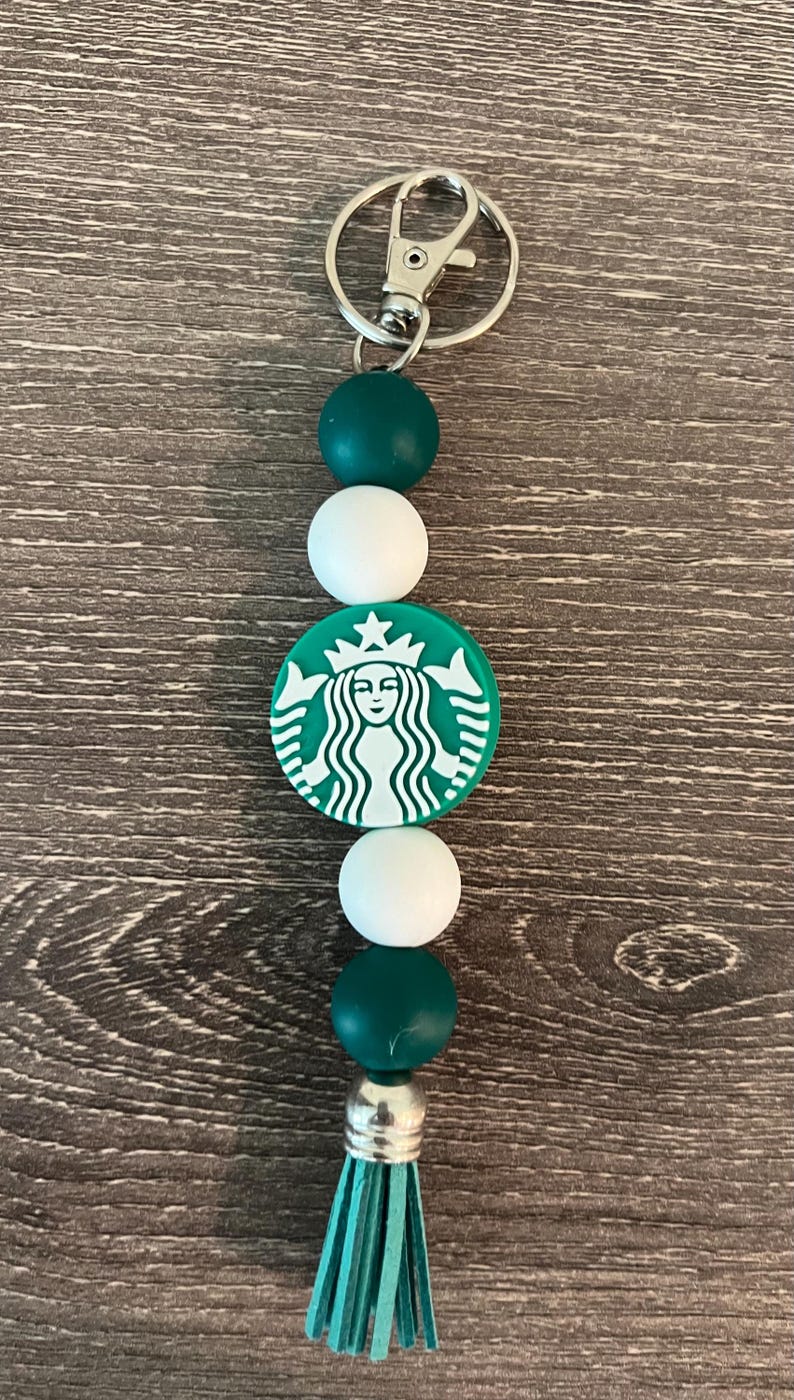 Custom “starbucks” Wristlets & Keychains - Etsy