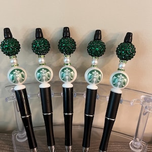 Custom "starbucks" Beaded Pen - Etsy
