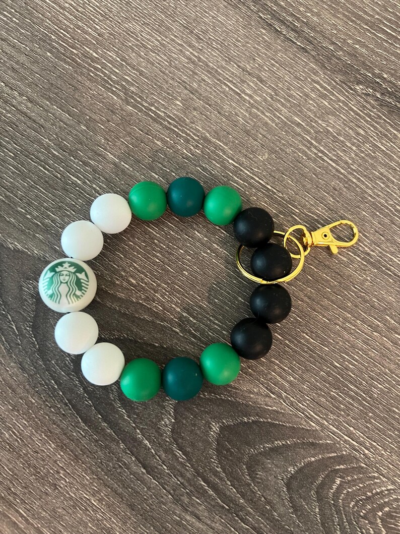 Custom “starbucks” Wristlets & Keychains - Etsy