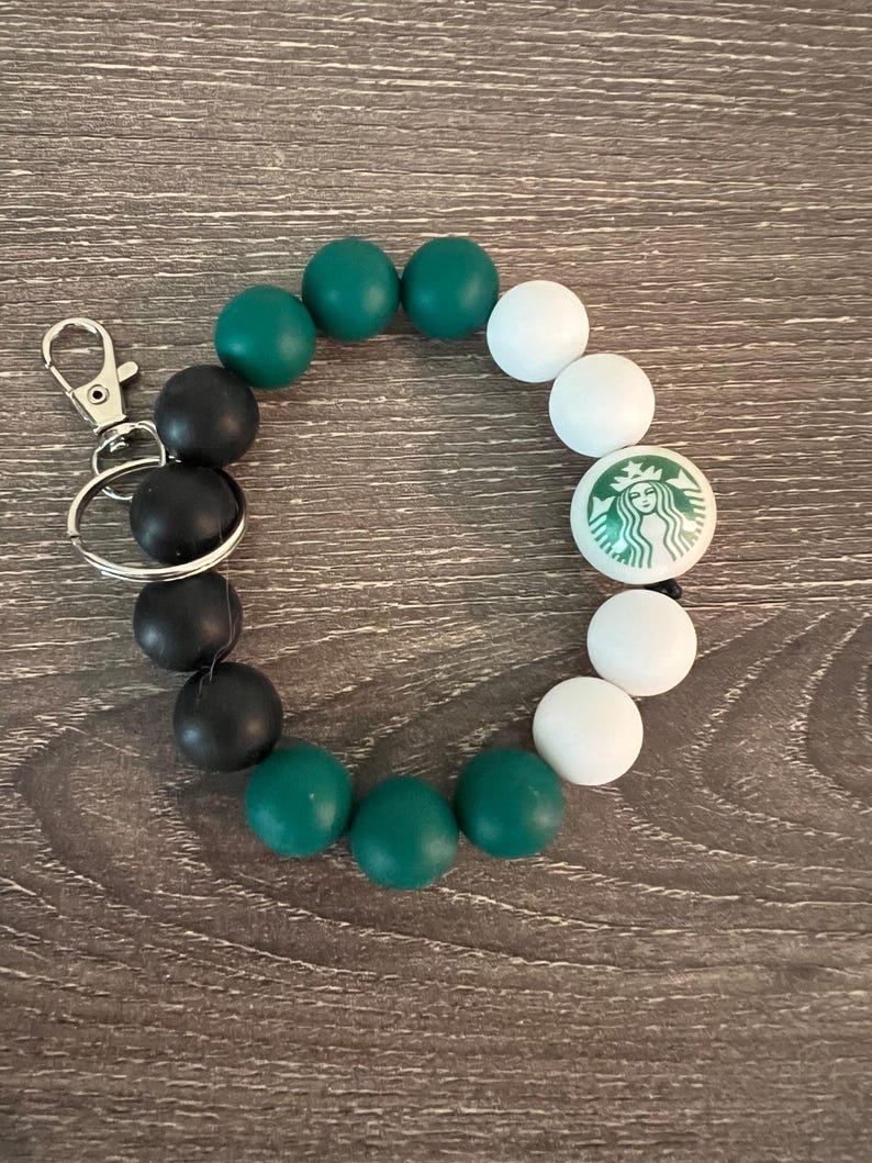 Custom “starbucks” Wristlets & Keychains - Etsy