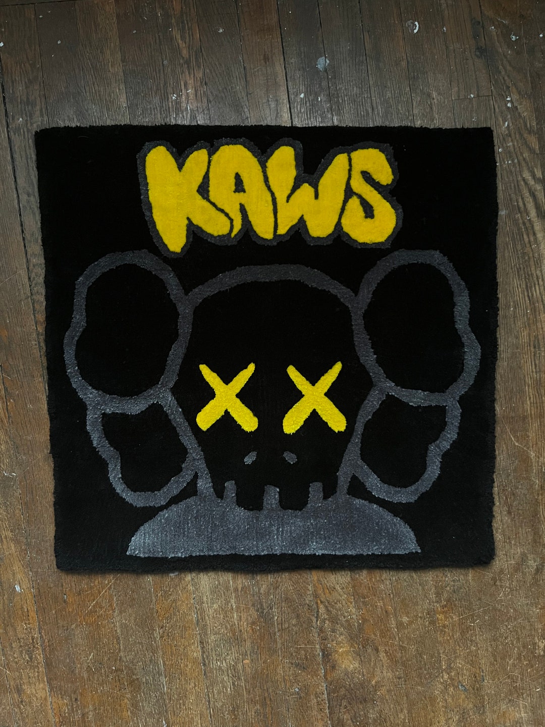 KAWS Custom Tufted Rug - Etsy