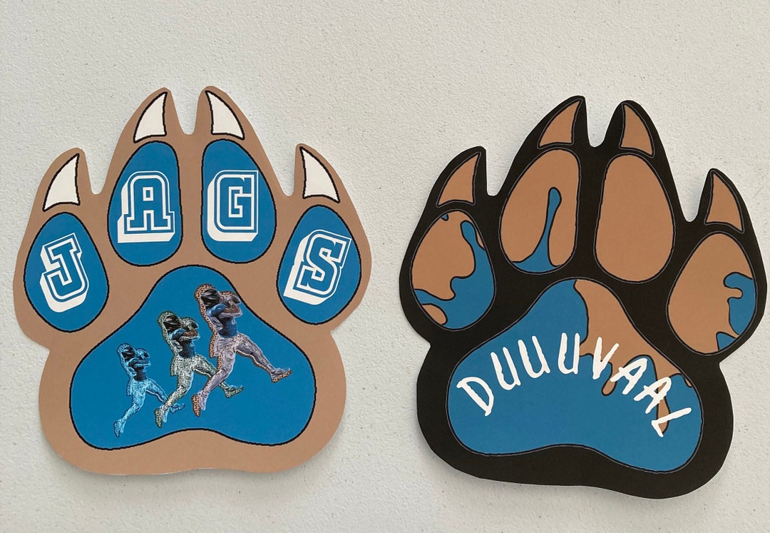 Jaguars Paw for Fans, Posters, Stickers Etc SVG and PNG Files Digital ...