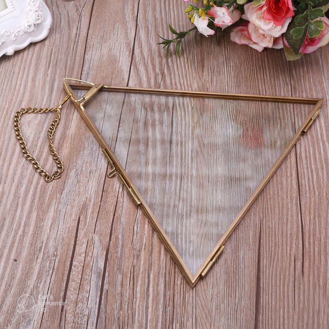 Photo Frame-triangular Hanging Photo Frame-home - Etsy