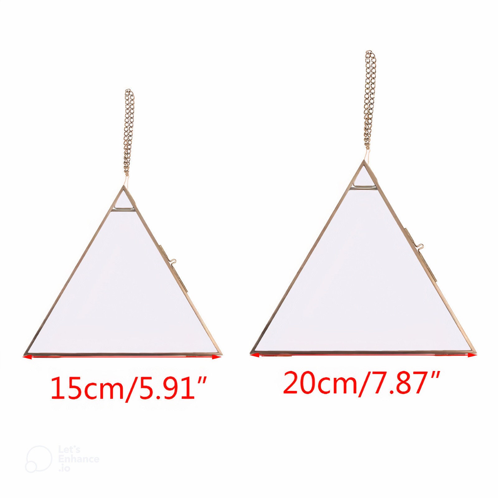 Photo Frame-triangular Hanging Photo Frame-home - Etsy