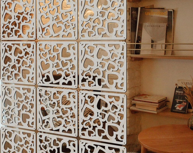 12pcs Hanging Screen Room Divider Panels, Partition Wall, Room Divider ...