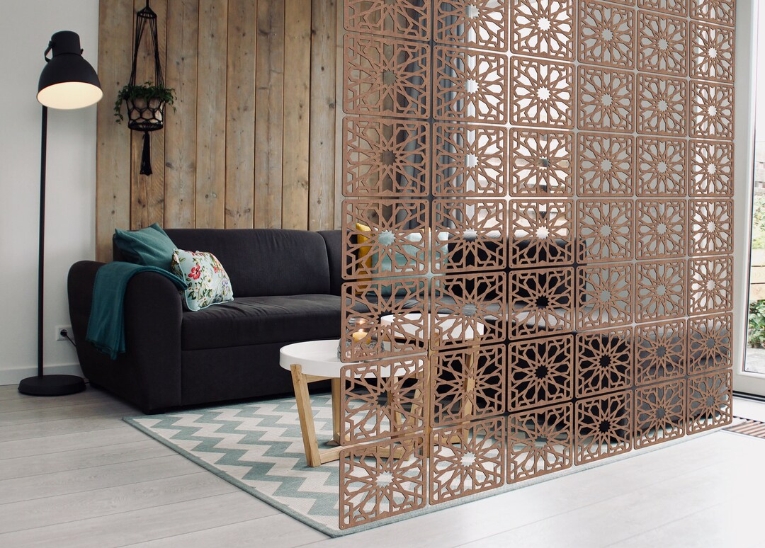 Room Divider Screens, Wooden Hanging Room Divider Panels, Suspended ...