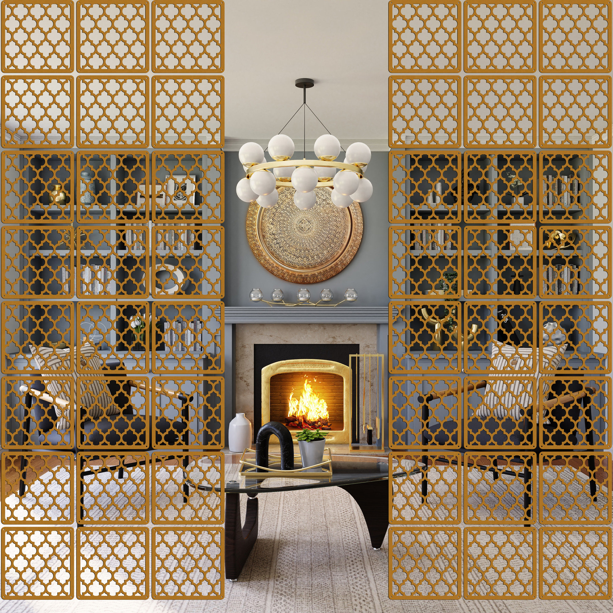 Interior Partition, Wooden Decoratives Panels, Modular Wall Panels ...