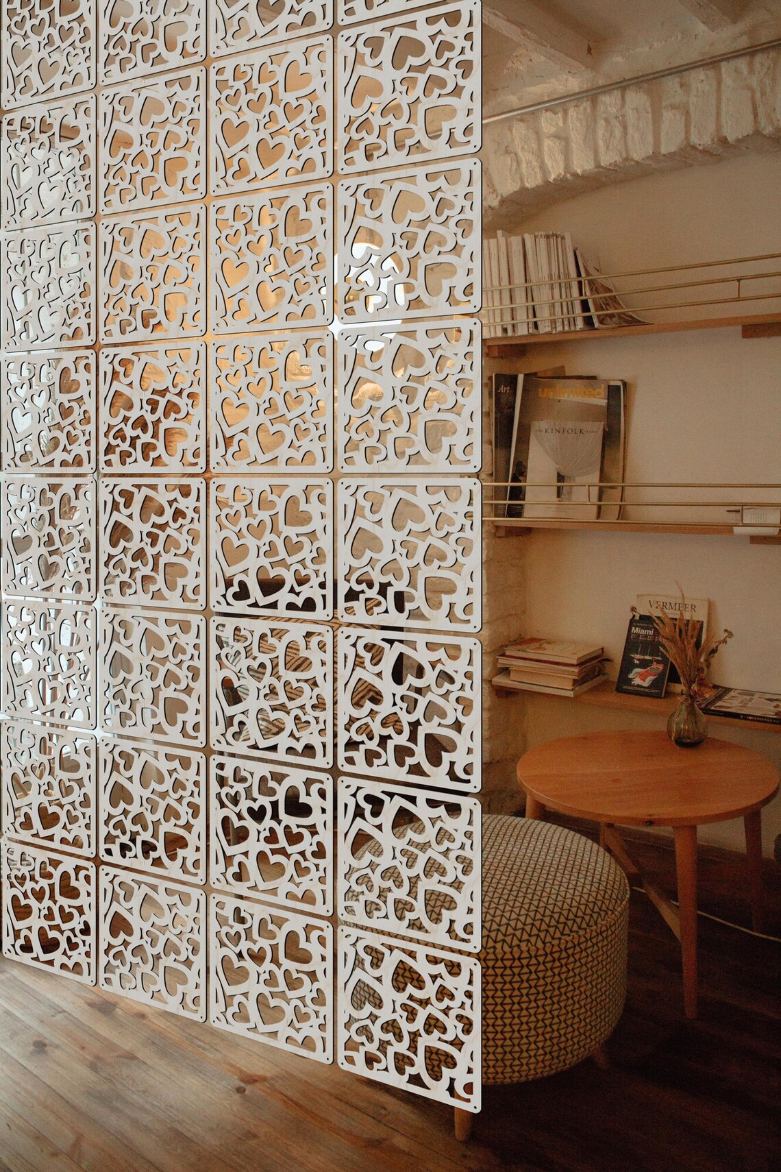 12pcs Hanging Screen Room Divider Panels, Partition Wall, Room Divider ...