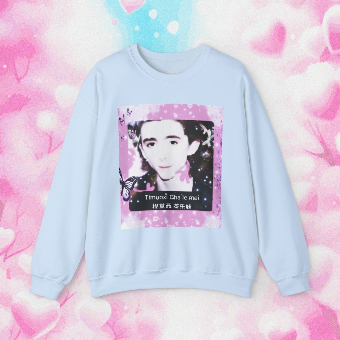 Funny Timothee Chalamet Meme Sweater Timuoxi Cha Le Mei UNISEX Goofy ...