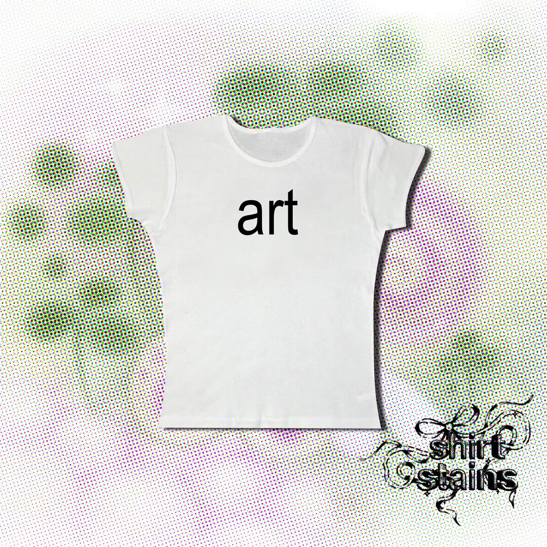 Art Fitted Baby Tee Charli XCX Brat Font Feminine Fit T-shirt - Etsy