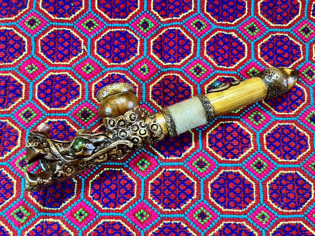 Ecuadorian Serpent Prayer Pipe I Amazonian Mapacho Pipe - Etsy