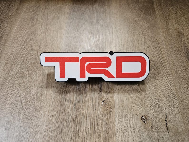 TRD LED Lightbox Sign – 3D Printed Fan Art - Etsy