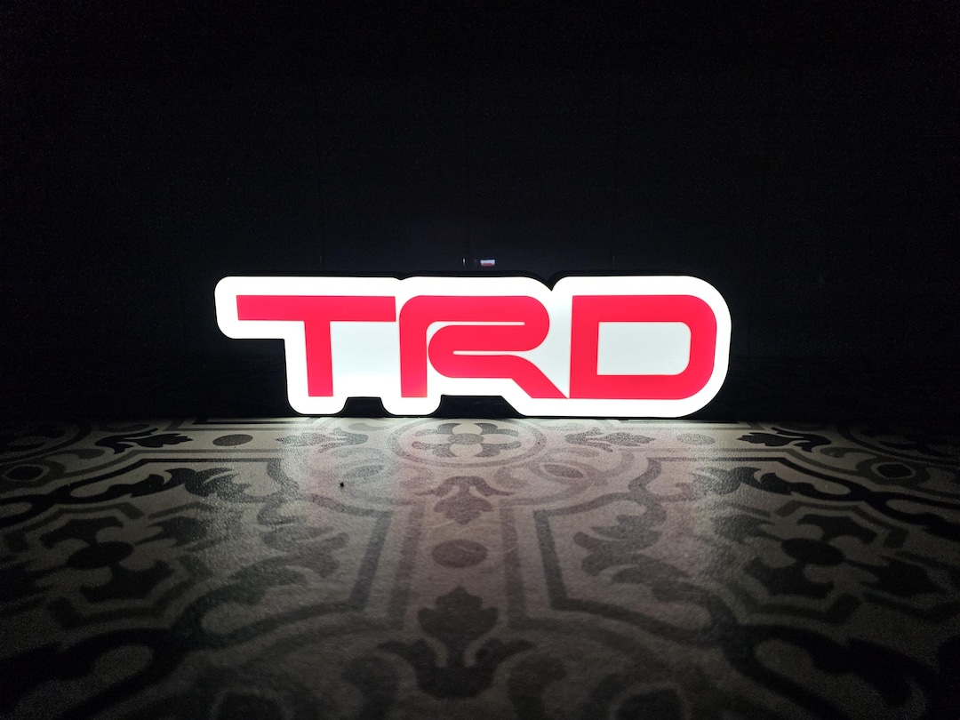 TRD LED Lightbox Sign – 3D Printed Fan Art - Etsy UK