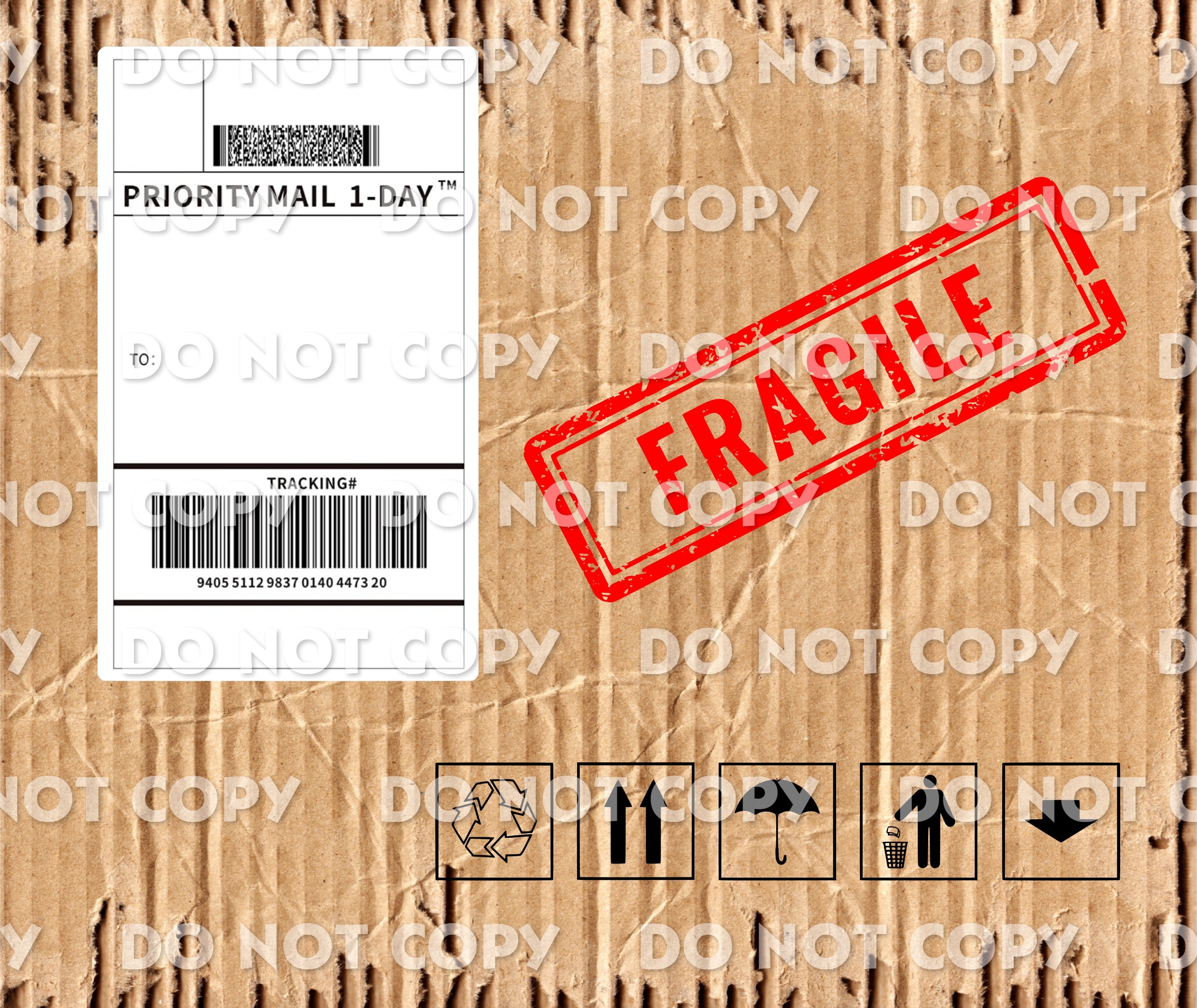 Shipping Box Label (+ 8 FREE DESIGNS!) - 20oz Straight Skinny Tumbler ...